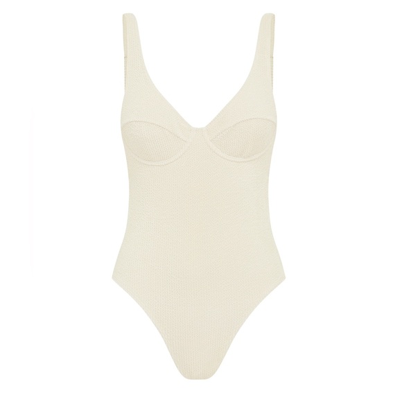 Somerfield Swim | Swim | Nwt Somerfield Swim Cream Textured Swimsuit ...
